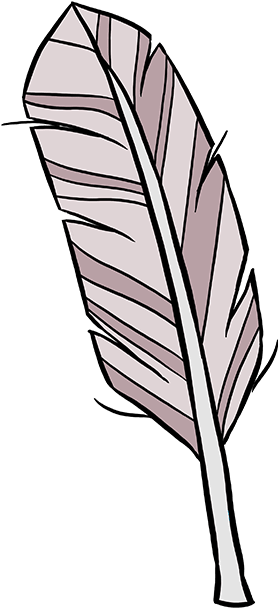 Download How To Draw Feather - Feather Easy Drawing - HD Transparent ...