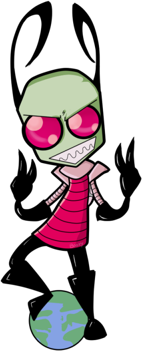 Download HD Invader Zim - Cartoon Transparent PNG Image - NicePNG.com