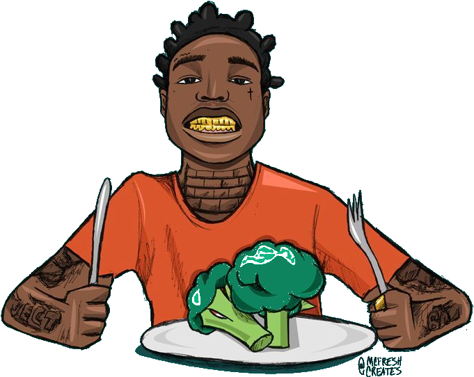 Download Kodak Black Sticker - HD Transparent PNG - NicePNG.com