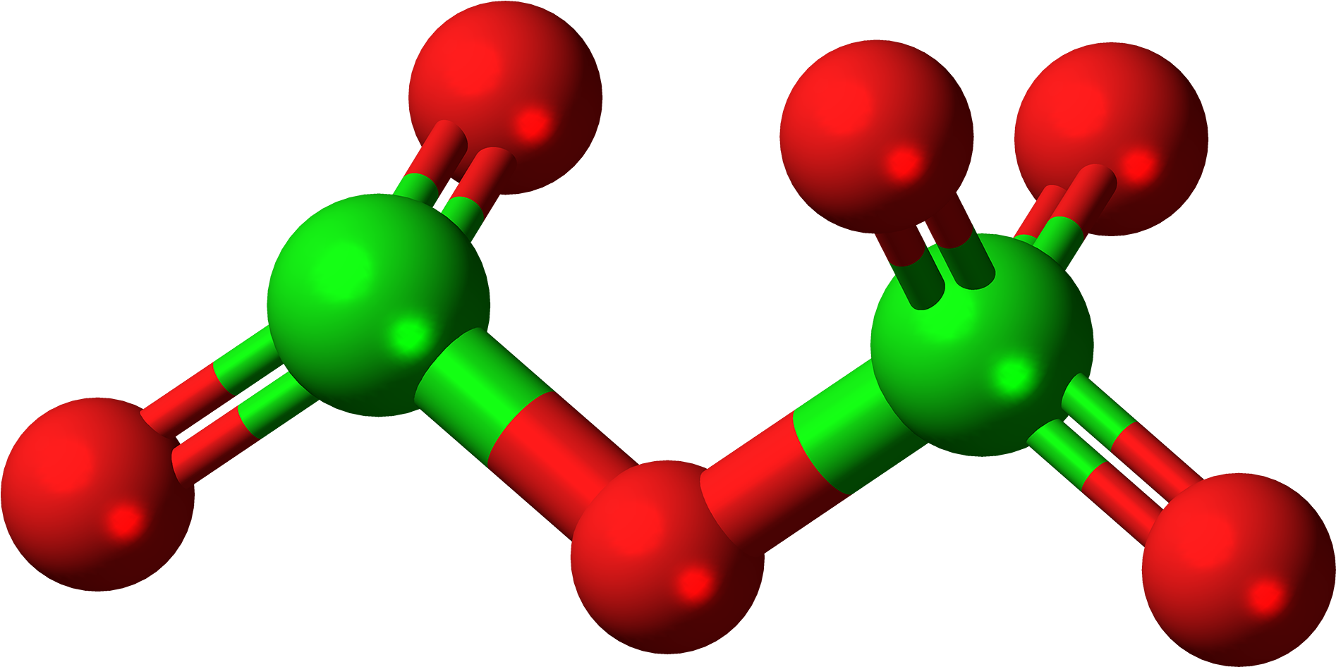 Download HD Dichlorine-hexoxide Molecule Ball - Dichlorine Pentoxide ...