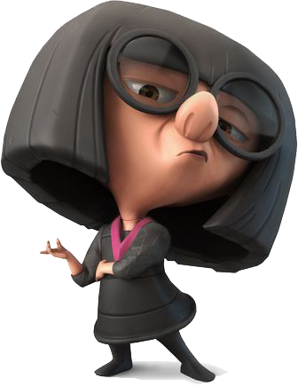 Download HD Disney Infinity Edna Mode Transparent PNG Image - NicePNG.com