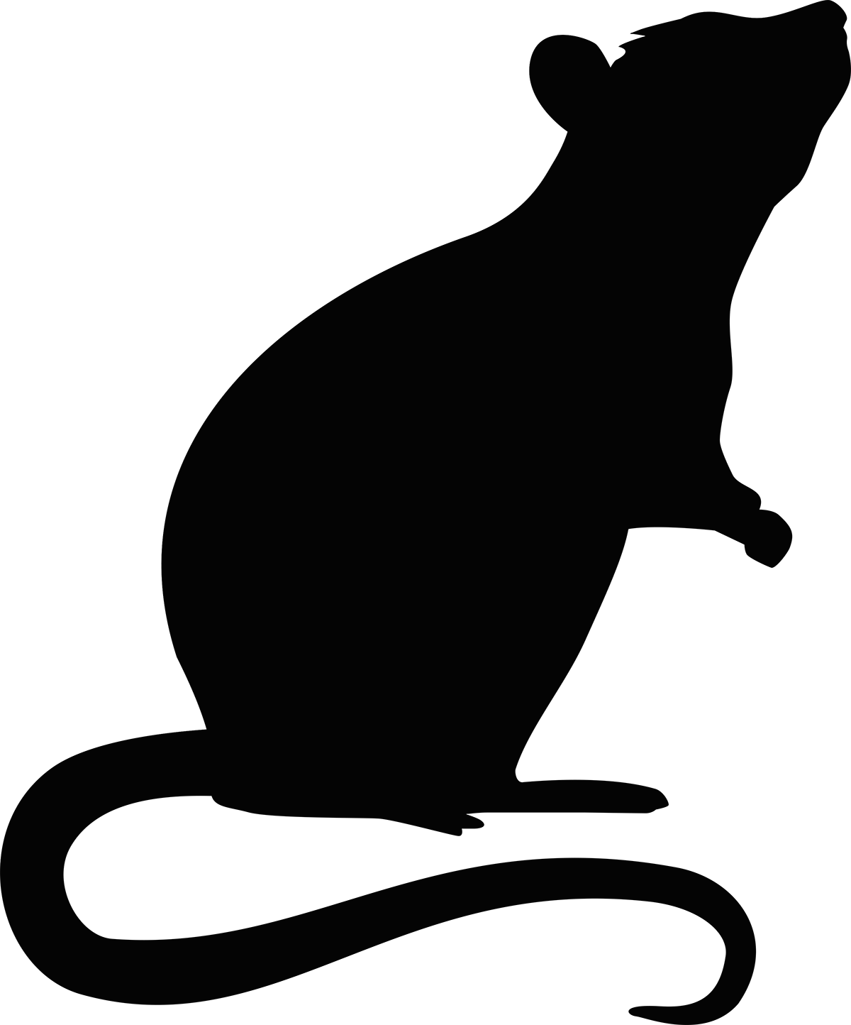 Download HD Rat Silhouette Png - Standing Rat Silhouette Transparent ...