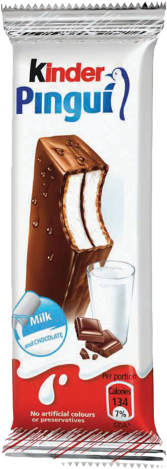 Download HD Kinder Pingu - Kinder Bueno Transparent PNG Image - NicePNG.com