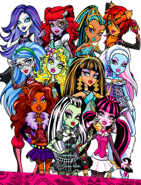 Download HD Find More - Monster High Three Group Transparent PNG Image ...