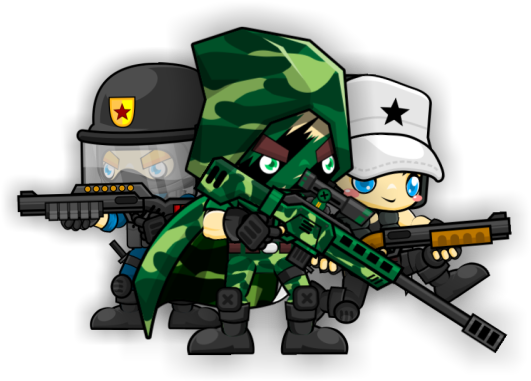 Download Royalty Free Game Art Characters - Cartoon Shooter Characters ...
