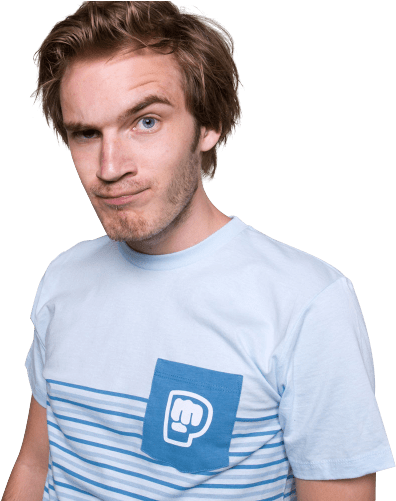 Download Pewdiepie Worried Sideview - Pewdiepie Iphone - HD Transparent ...