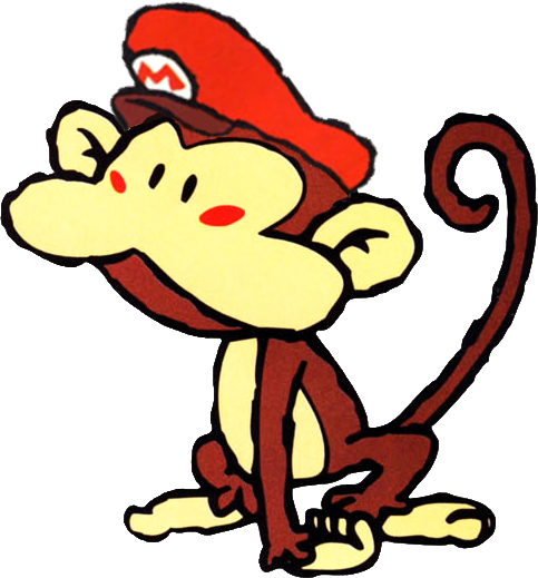Download HD Ukiki With Marios Hat - Wiki Transparent PNG Image ...