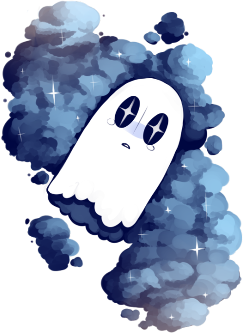 Download Napstablook By Specterella - Napstablook Flower Crown - HD ...