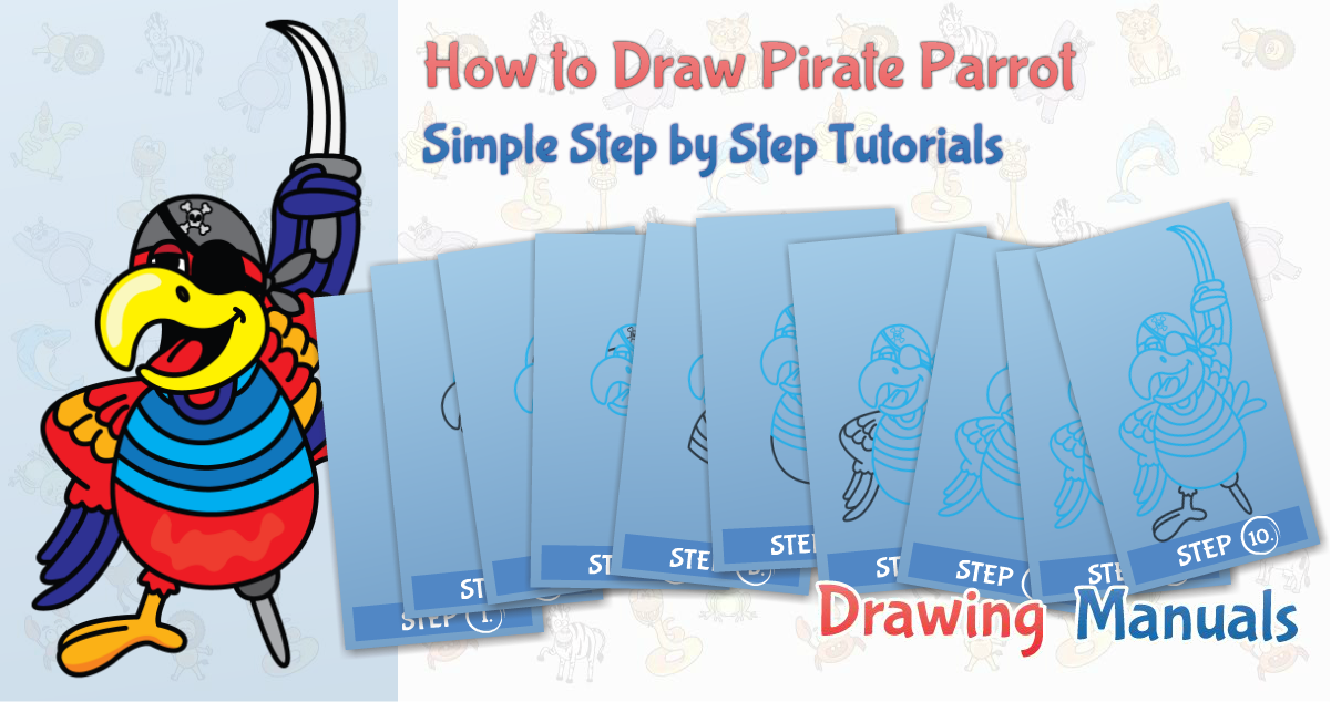 Download How To Draw Pirate Parrot - Drawing - HD Transparent PNG ...