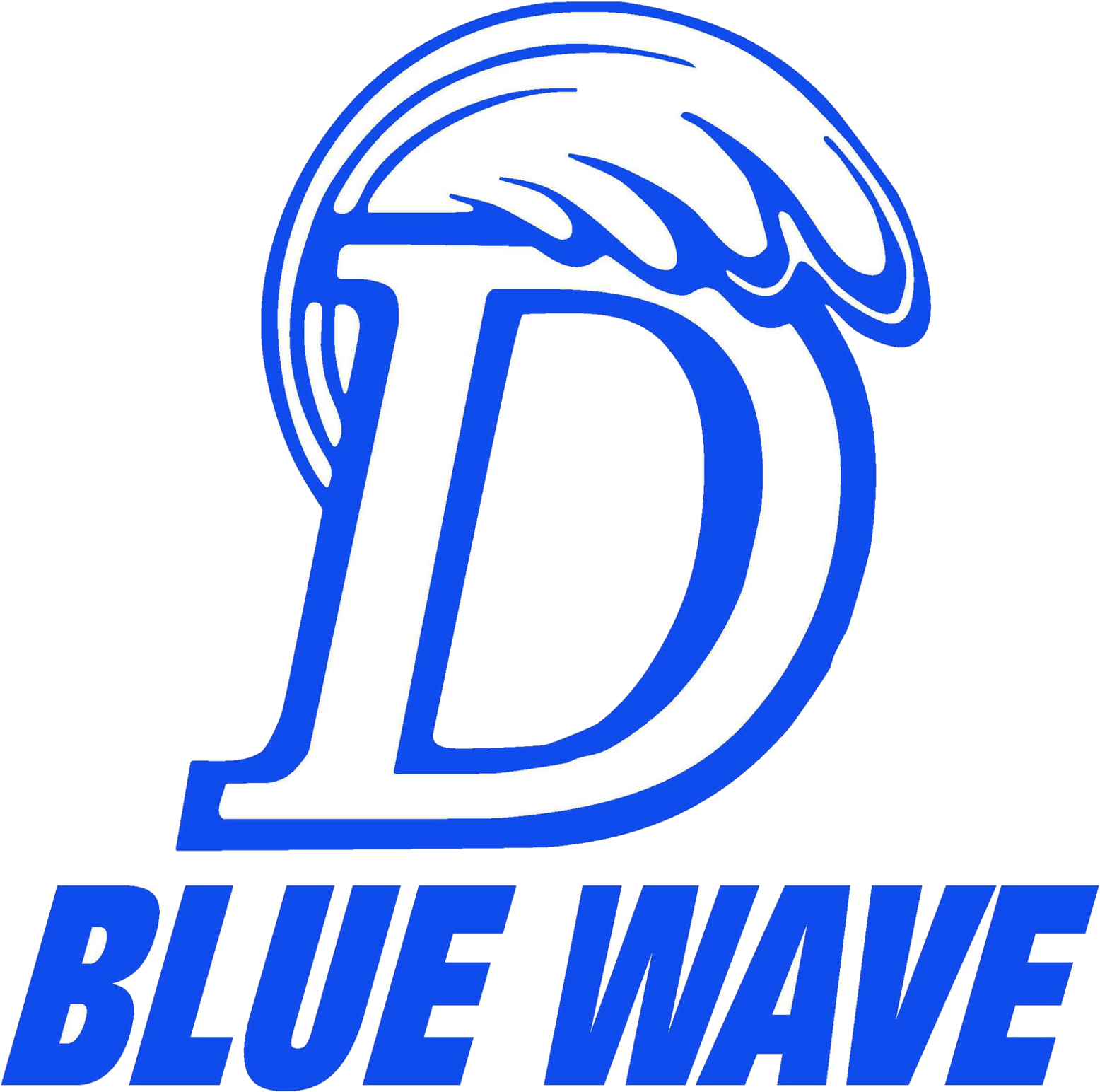 Download HD Darien High School Blue Wave Transparent PNG Image ...