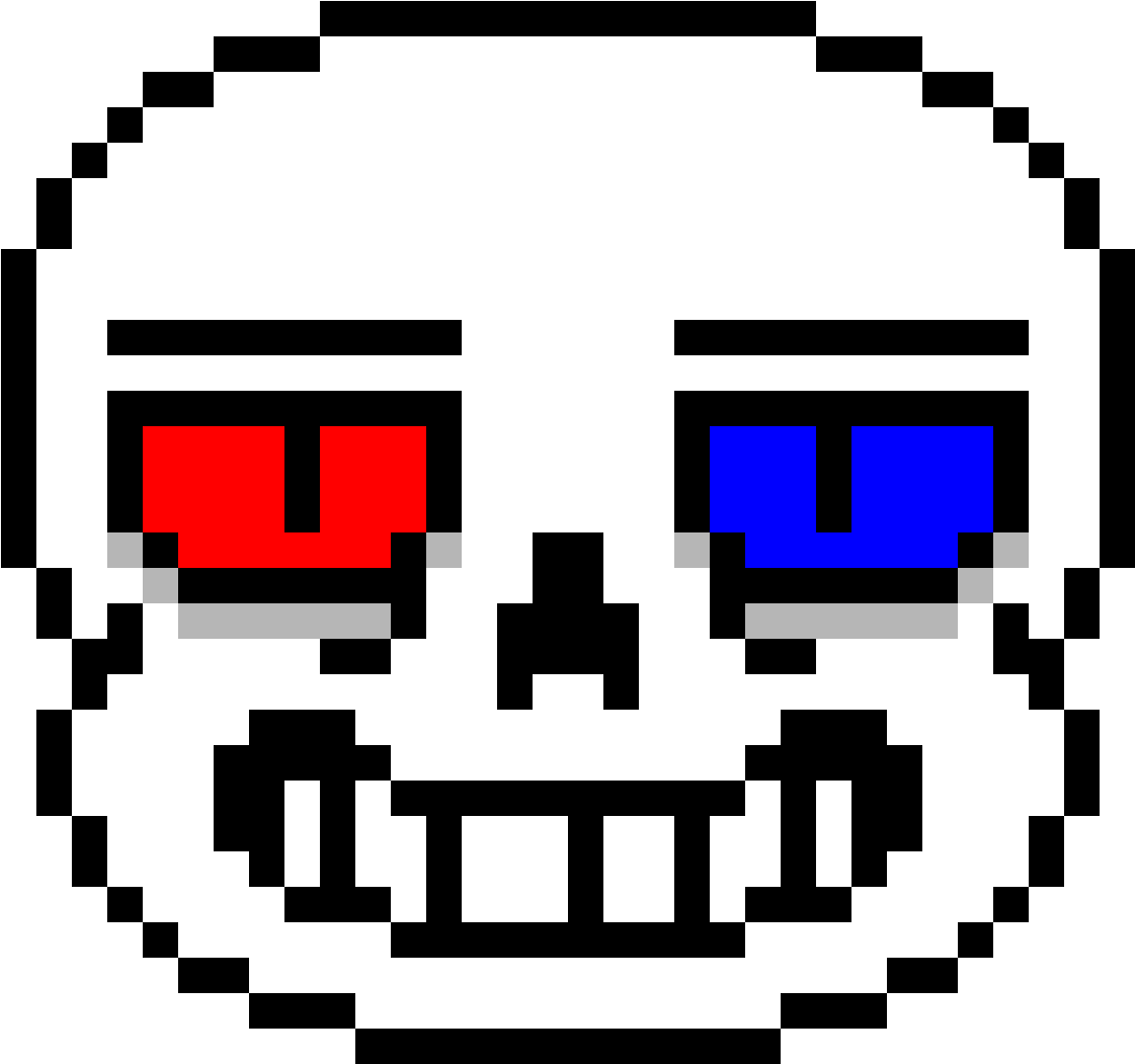 Download Mytale Sans' Head - Sans Pixel Art - HD Transparent PNG ...