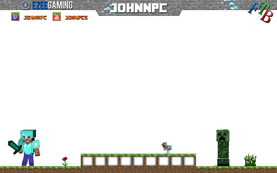 Download Minecraft Stream Overlay Clipart Minecraft Streaming ...