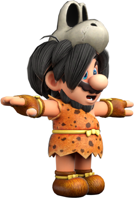 Download HD Download Zip Archive - Super Mario Odyssey Mario Caveman ...