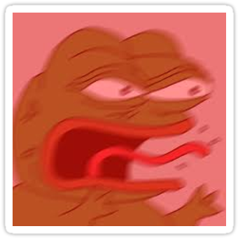 Download Angry Pepe - Pepe The Frog Triggered - HD Transparent PNG ...