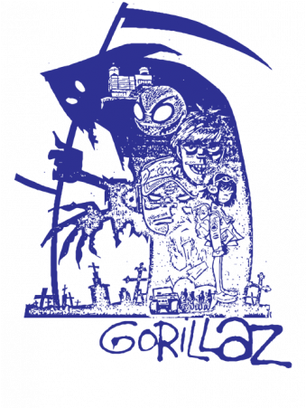 Download Gorillaz Logo Png - Jamie Hewlett Art - HD Transparent PNG ...