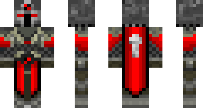 Download HD Minecraft Knight Skin Transparent PNG Image - NicePNG.com