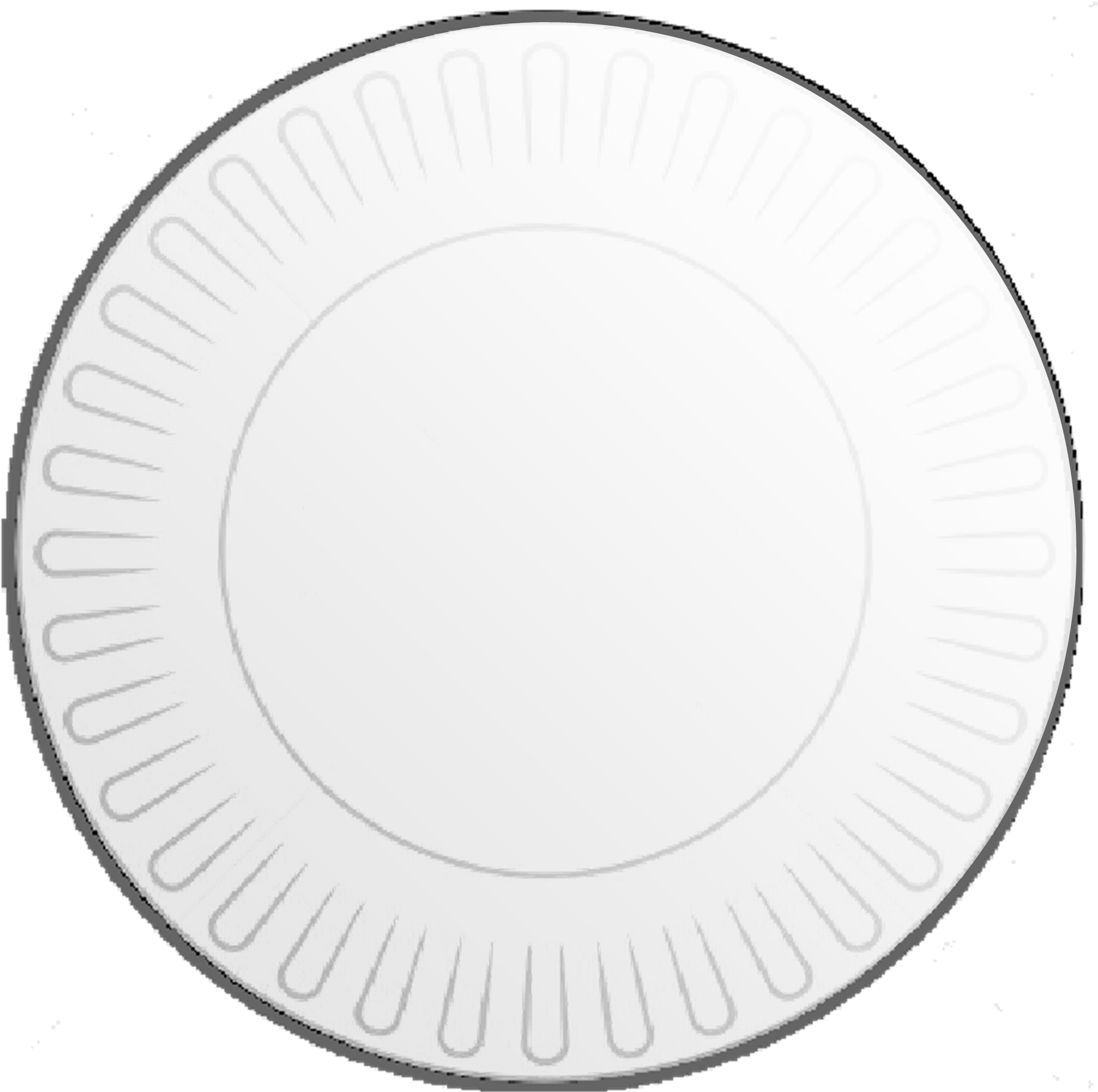 Download HD Paper Plate - White Paper Plate Png Transparent PNG Image ...