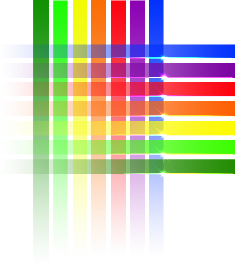 Download HD Rainbow Gradient Png - Psd Transparent PNG Image - NicePNG.com