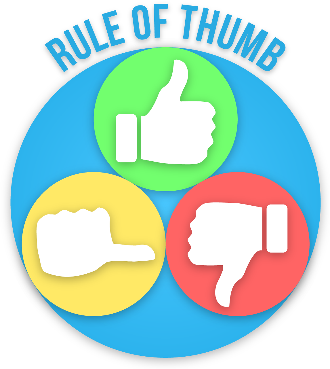 Download HD Rule Of Thumb - Thumbs Up Down Sideways Clipart Transparent ...