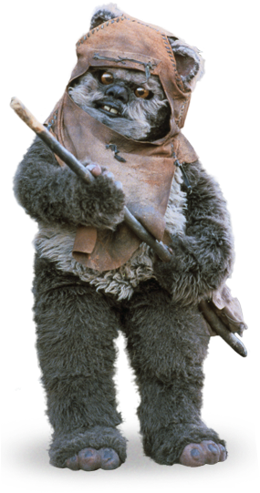 Download HD Wicket Wystri Warrick - Ewok Star Wars Png Transparent PNG ...