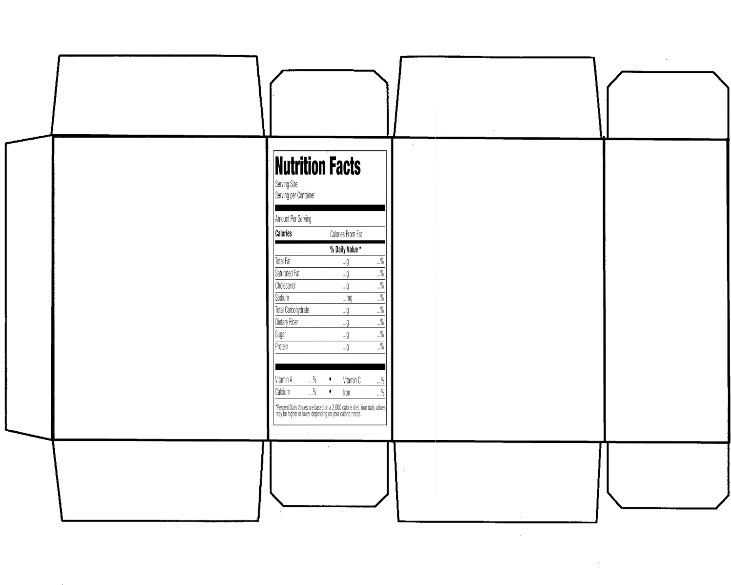 Cereal Box Template Illustrator Download