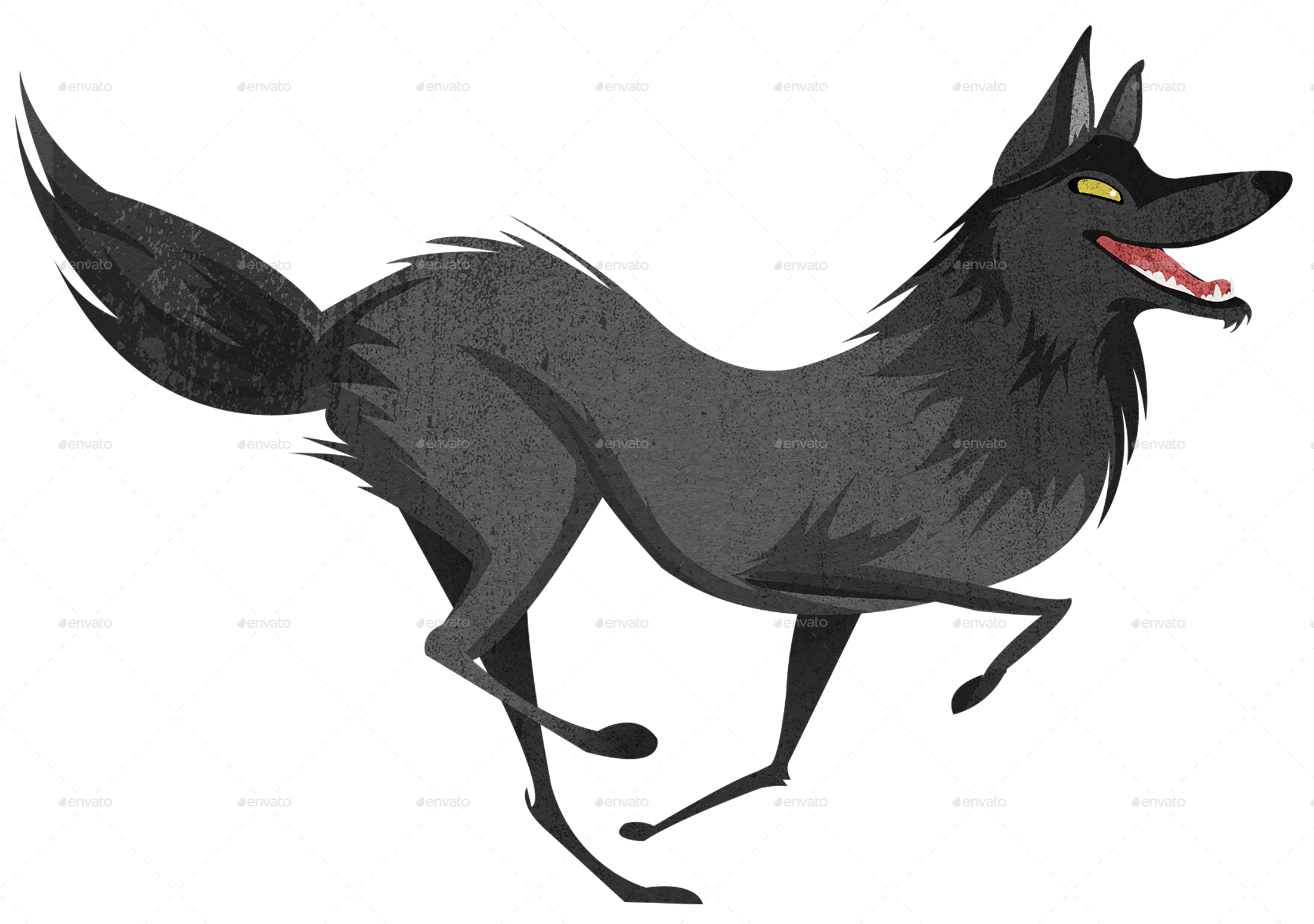 Download Wolf Running Png Download - Design - HD Transparent PNG ...