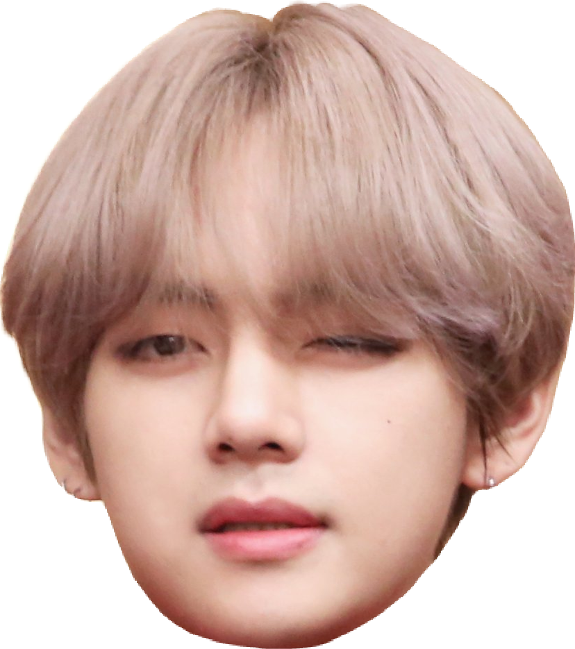 Download Bts V Taehyung Btsdna Remixit - Bts V Face Png - HD ...