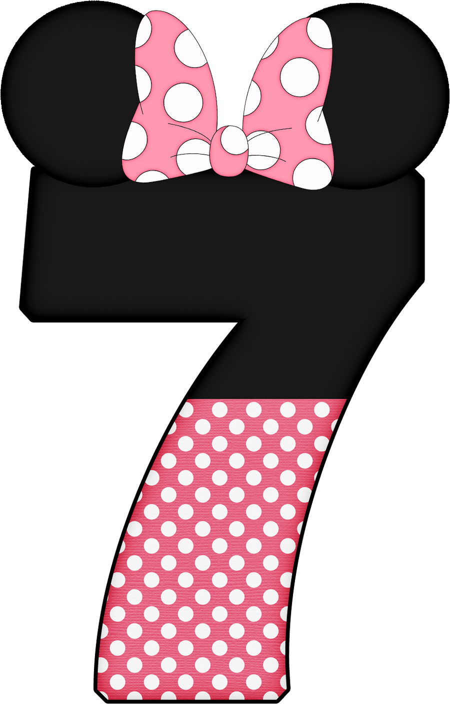 Download Resultado De Imagen Para Numero 7 De Minnie Mouse Para ...