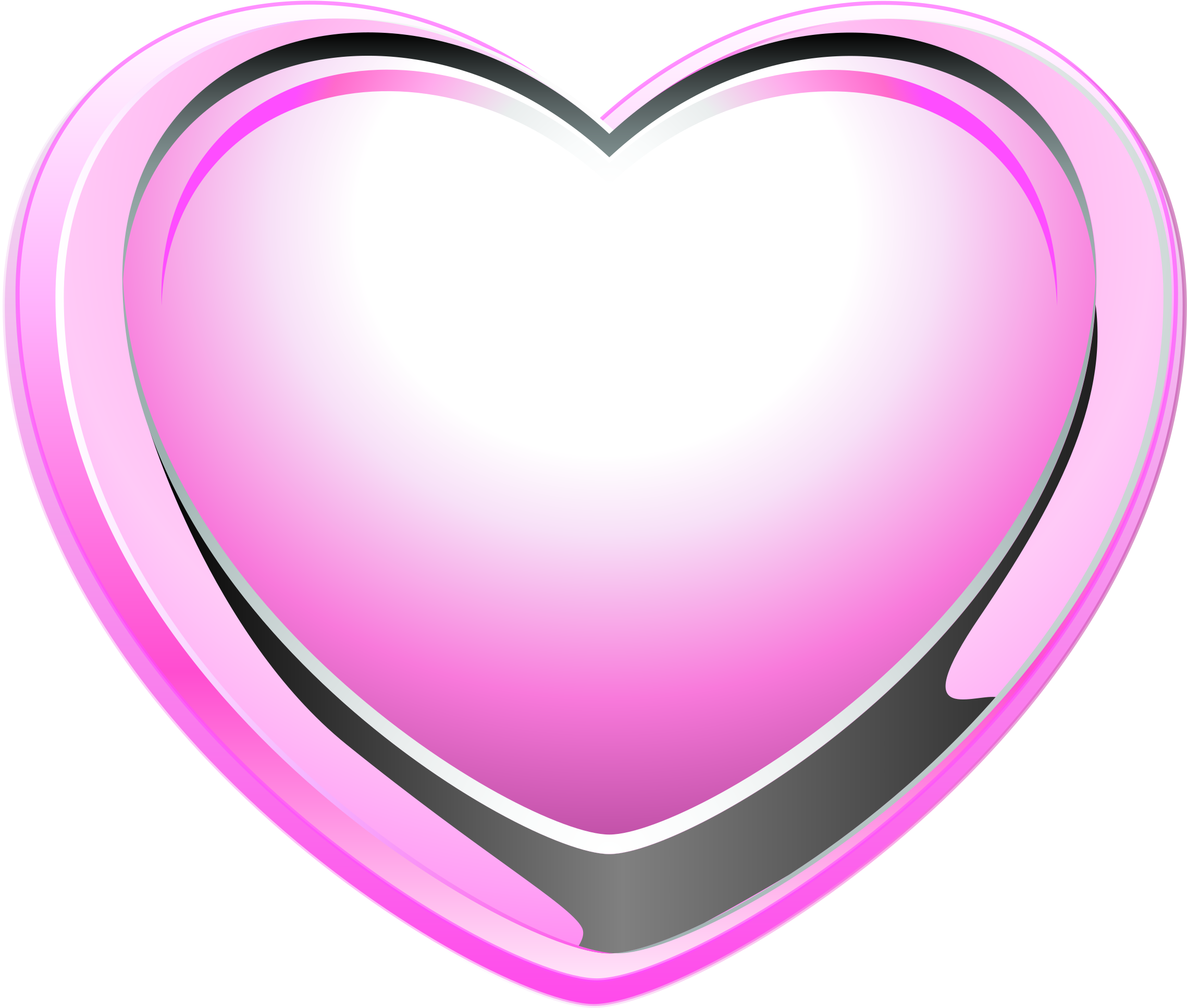 Download HD Clipart - Pink Heart Logo Png Transparent PNG Image ...