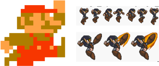 Download Picture - 8 Bit Mario Running - HD Transparent PNG - NicePNG.com