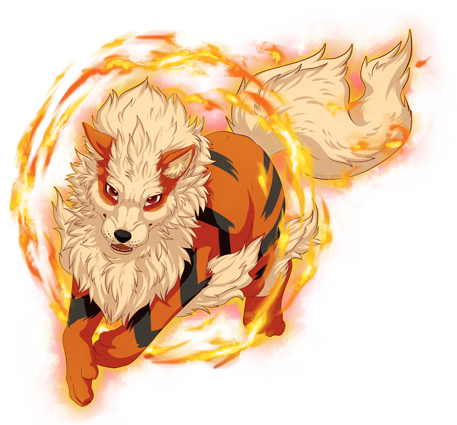Download #059 Arcanine Used Flame Charge And Fire Blast - Arcanine ...