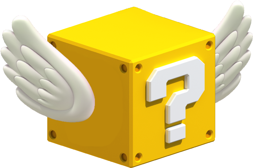 Download Flying Question Block - Mystery Block Super Mario - HD ...