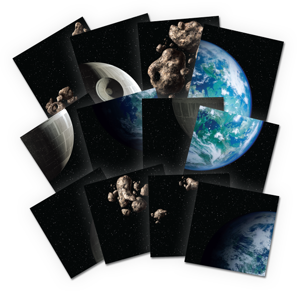 Download HD 12 Tile Fan - X Wing Starfield Tile Kit Transparent PNG ...