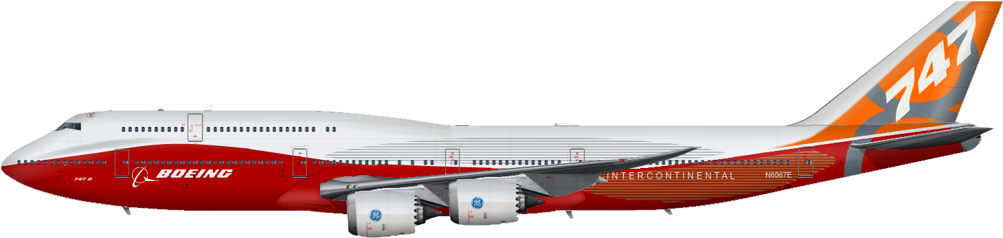 Download Plane Png Image - Boeing 747 8 Transparent - HD Transparent ...