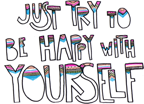 Download Transparent Love Quotes Tumblr For Kids - Just Try To Be Happy ...