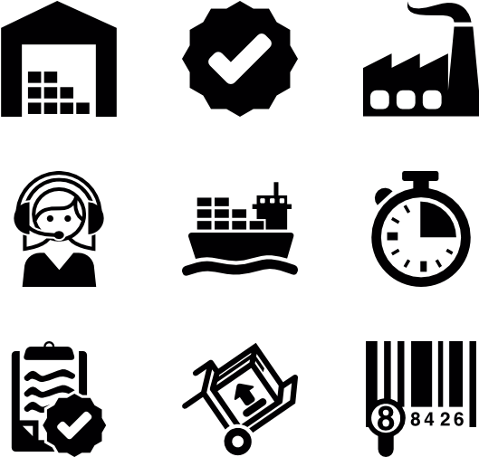 Download HD Logistics - Logistics Icon Transparent PNG Image - NicePNG.com