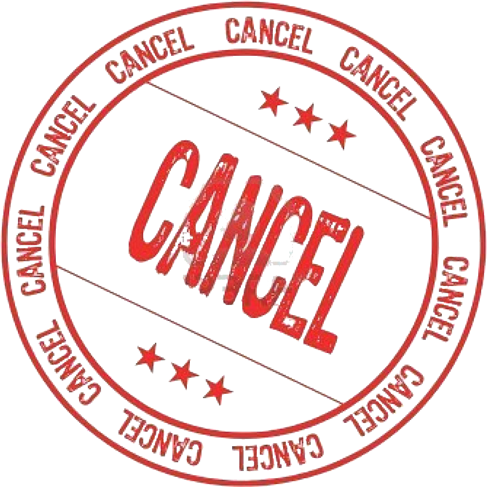 Download HD Canceled Stamp Png - Canceled Logo Stamp Transparent ...