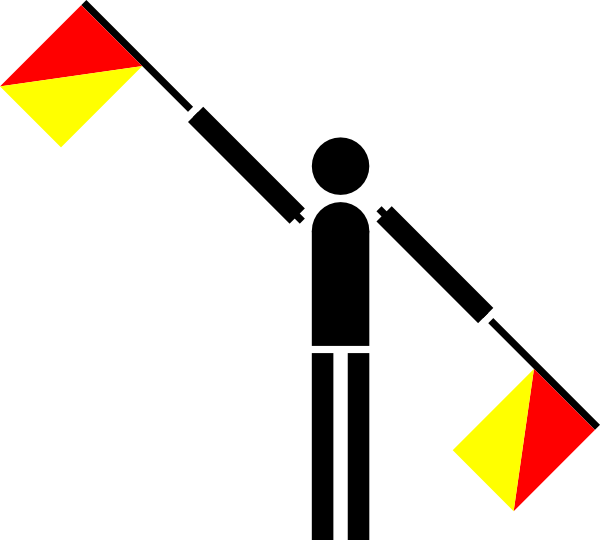Download Semaphore Flag U - HD Transparent PNG - NicePNG.com