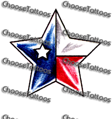 Download HD Texas Star Tattoo Stencil - Tattoos Transparent PNG Image ...