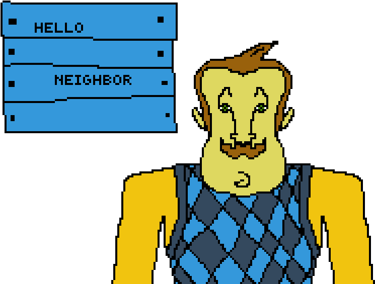 Download HD Hello Neighbor - Cartoon Transparent PNG Image - NicePNG.com