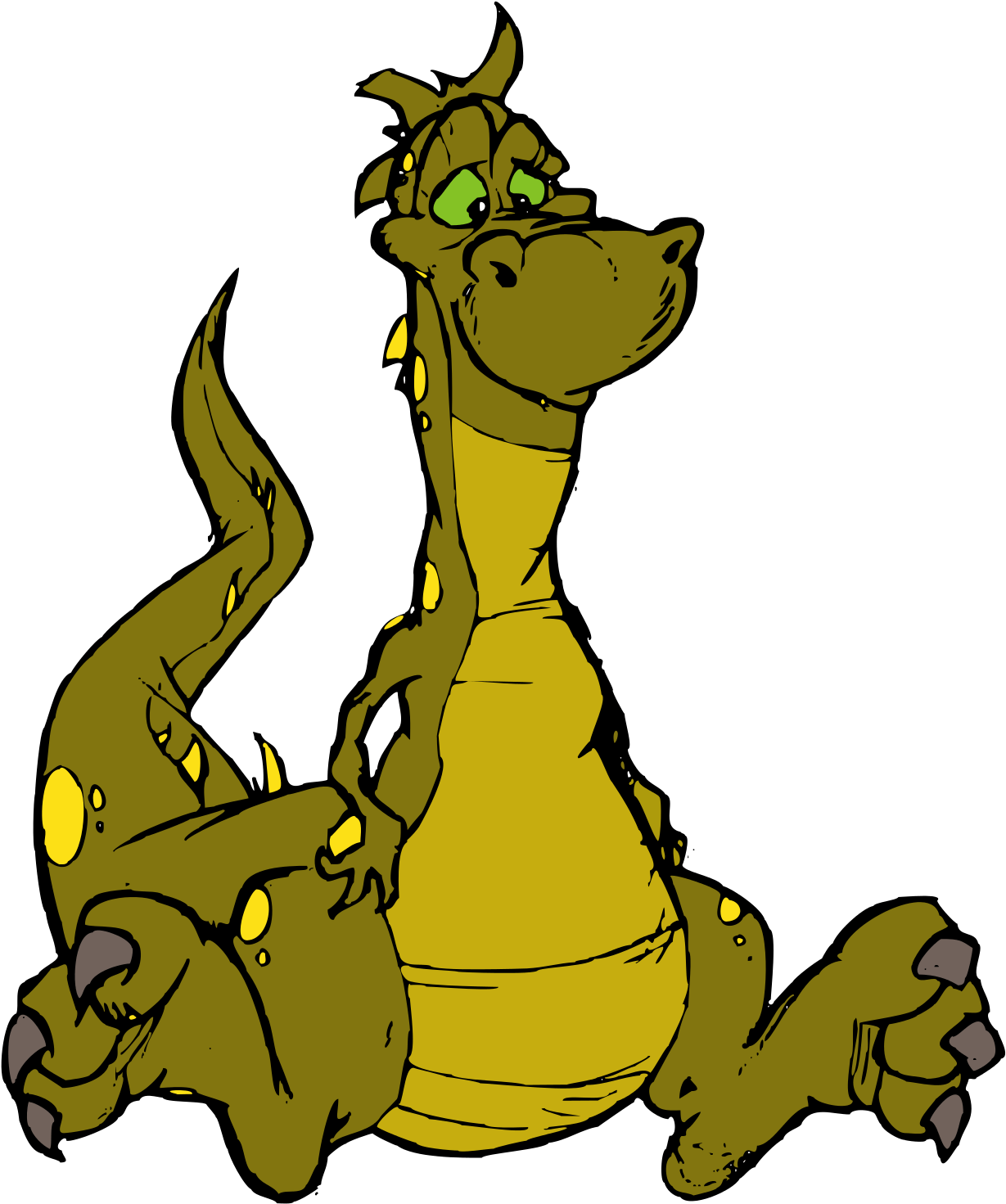 Download HD Free Sad Cartoon Dragon Clip Art - Sad Dragon Clip Art ...