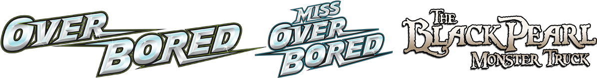 Download HD Over Bored Monster Truck - Black Pearl Monster Truck Logo ...