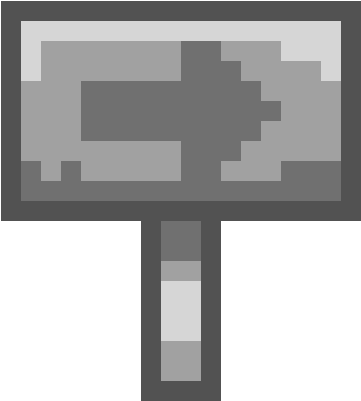 Download HD Arrow Sign - Pixel Art Transparent PNG Image - NicePNG.com