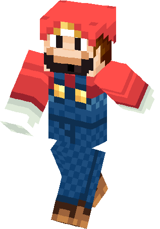 Mario Minecraft Skin
