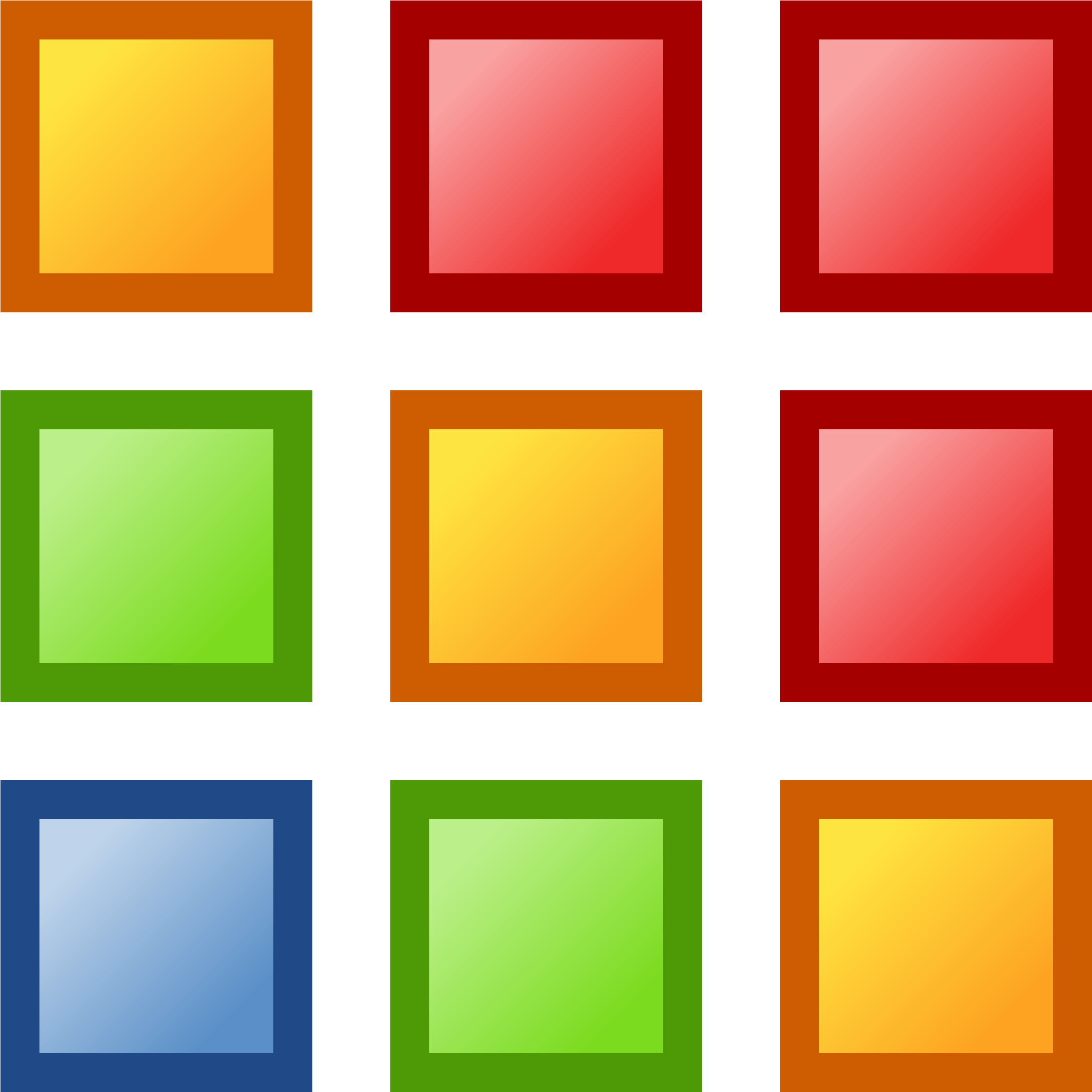 Download HD Squares Clipart Colored - Colors Icons Transparent PNG ...