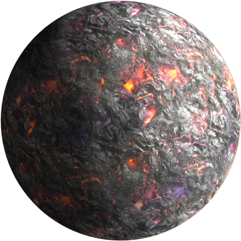 Download HD Planet-png - Fire Planet Transparent PNG Image - NicePNG.com