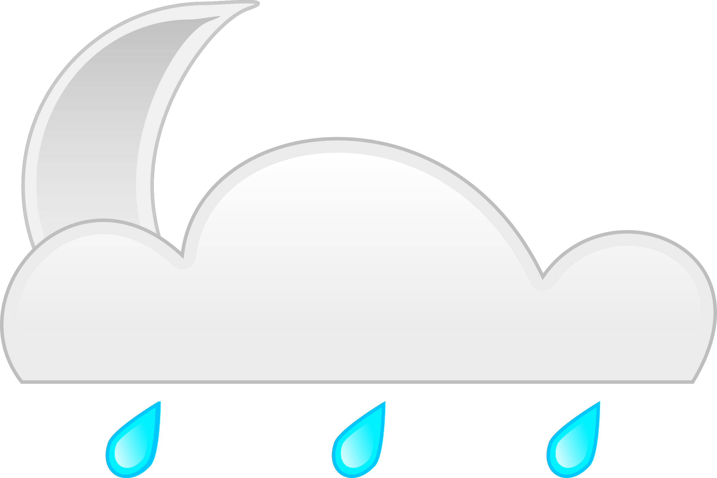 Download HD Moon Clipart Rain - Rain Clip Art Transparent PNG Image ...