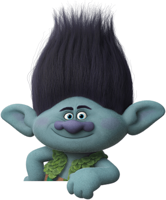 Download Trolls Movie Party Branch - Branch Trolls - HD Transparent PNG ...