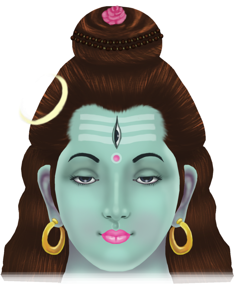 Download HD Lord Shiva Free Download Png - Draw Lord Shiva Face ...