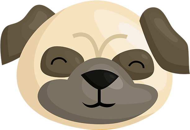 Download HD Pug Emoji & Stickers Messages Sticker-1 - Pug Emoji Png ...